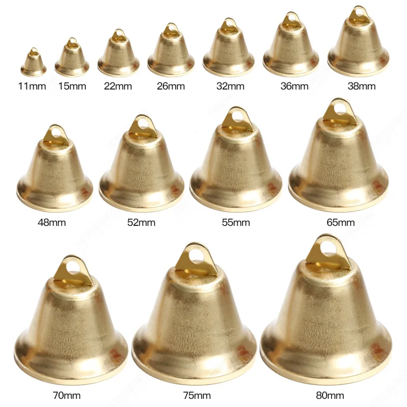 New Vintage Christmas Horn Bell Pendant Jewelry DIY Metal Crafts ...