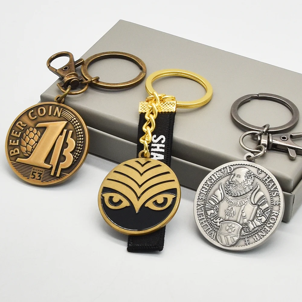 Custom Soft Enamel Keychains Logo Metal Personalized 3d Customized Key ...