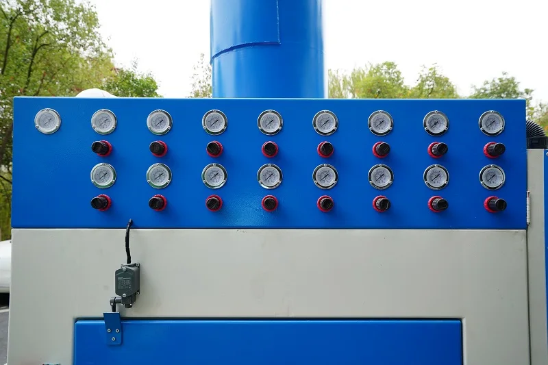 Automatic Sandblasting System Conveyor Sand Blasting Machine For Big ...