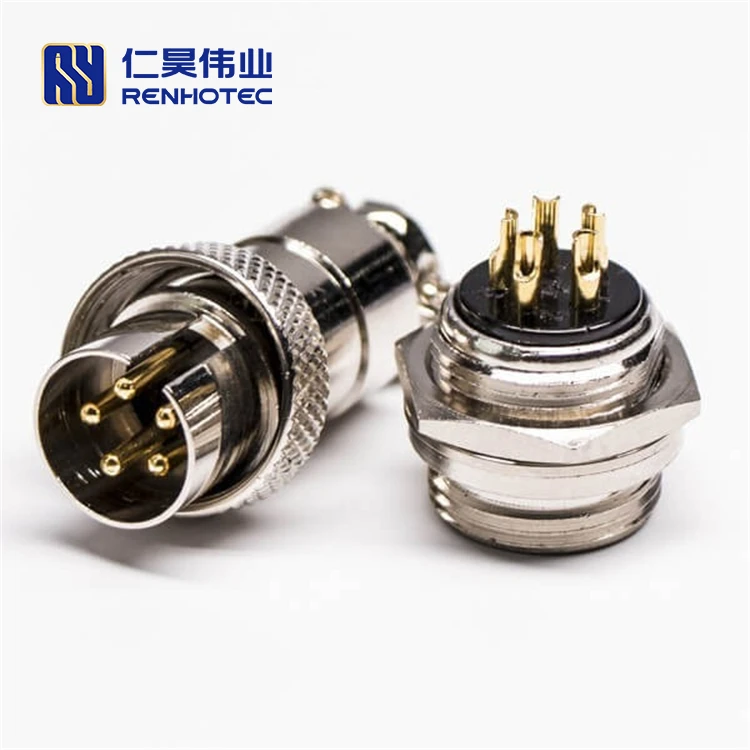 Gx16 Reverse Rp Type Aviation 16mm Male Female Plug Socket 2 3 4 5 6 7 ...