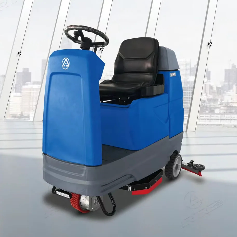 industrial big water tank driving street scrubber floor scrubber ...