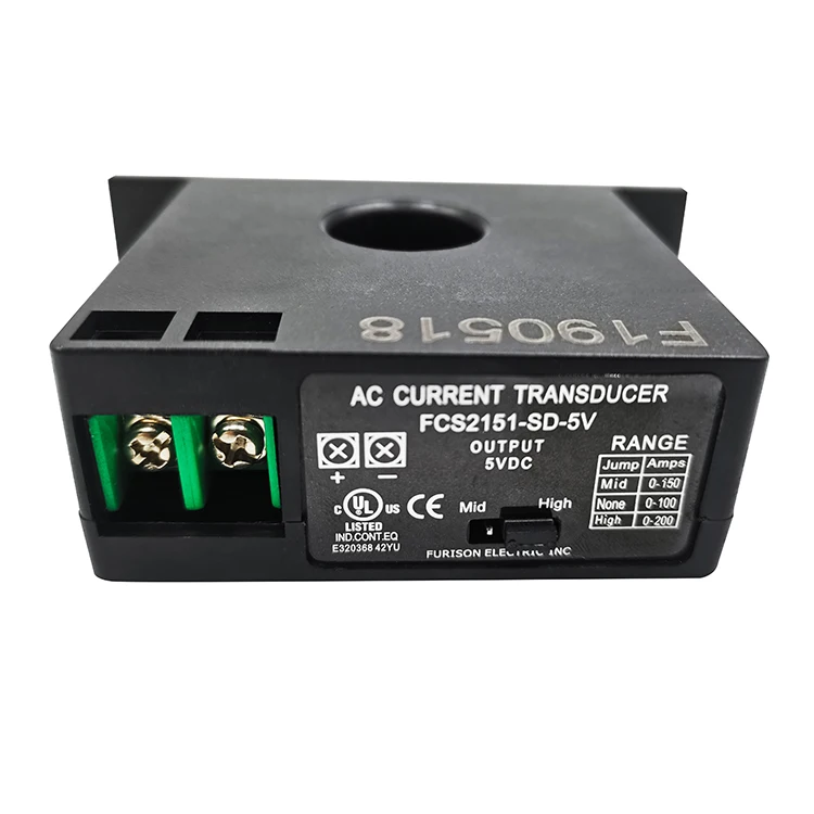 Hall Effect Open Loop Current Sensor Transducer Lem 5v Split Core ...