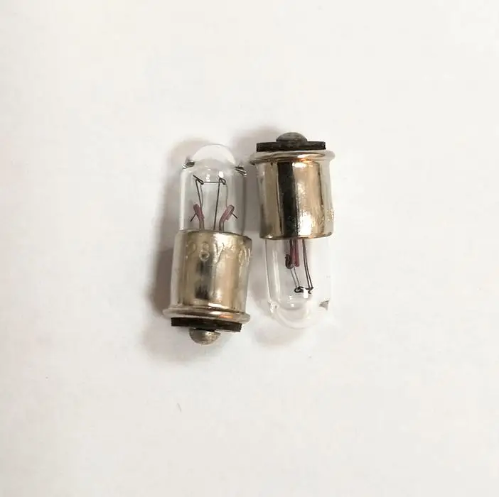T1 3/4 Midget Flange Grooved 28V 40mA Incandescent Mini Light Bulb - CE ...