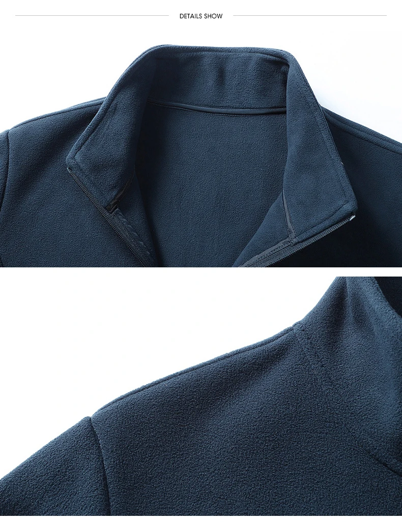Men's Fleece Jacket - Custom Tech Micro Polar Fleece