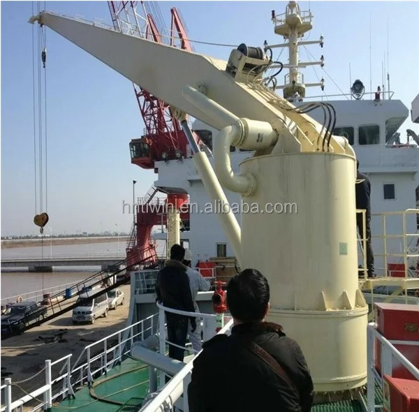 High Quality Telescopic Boom Barge Crane Cargo Loading and Unloading ...