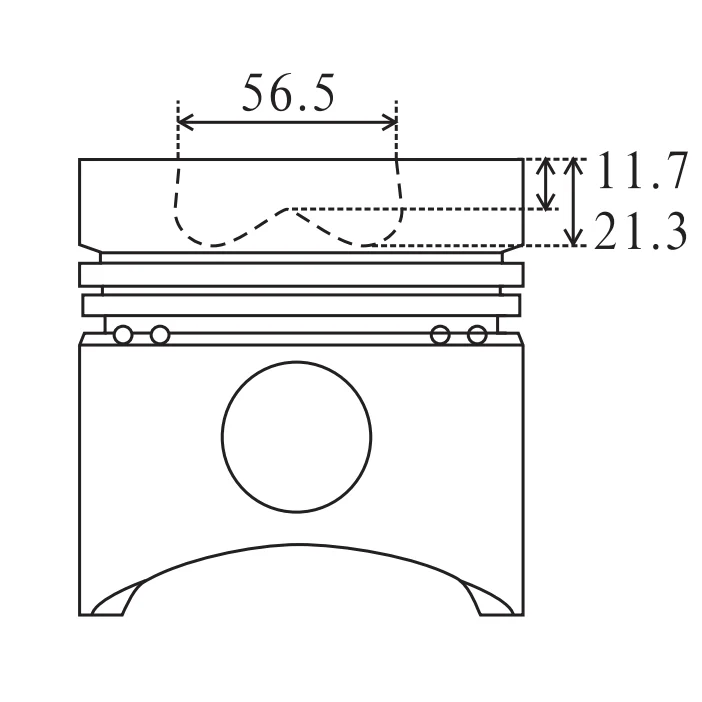 6D15 Engine Piston ME072324 ME021861 ME190902 MN982119 MM433007 ...
