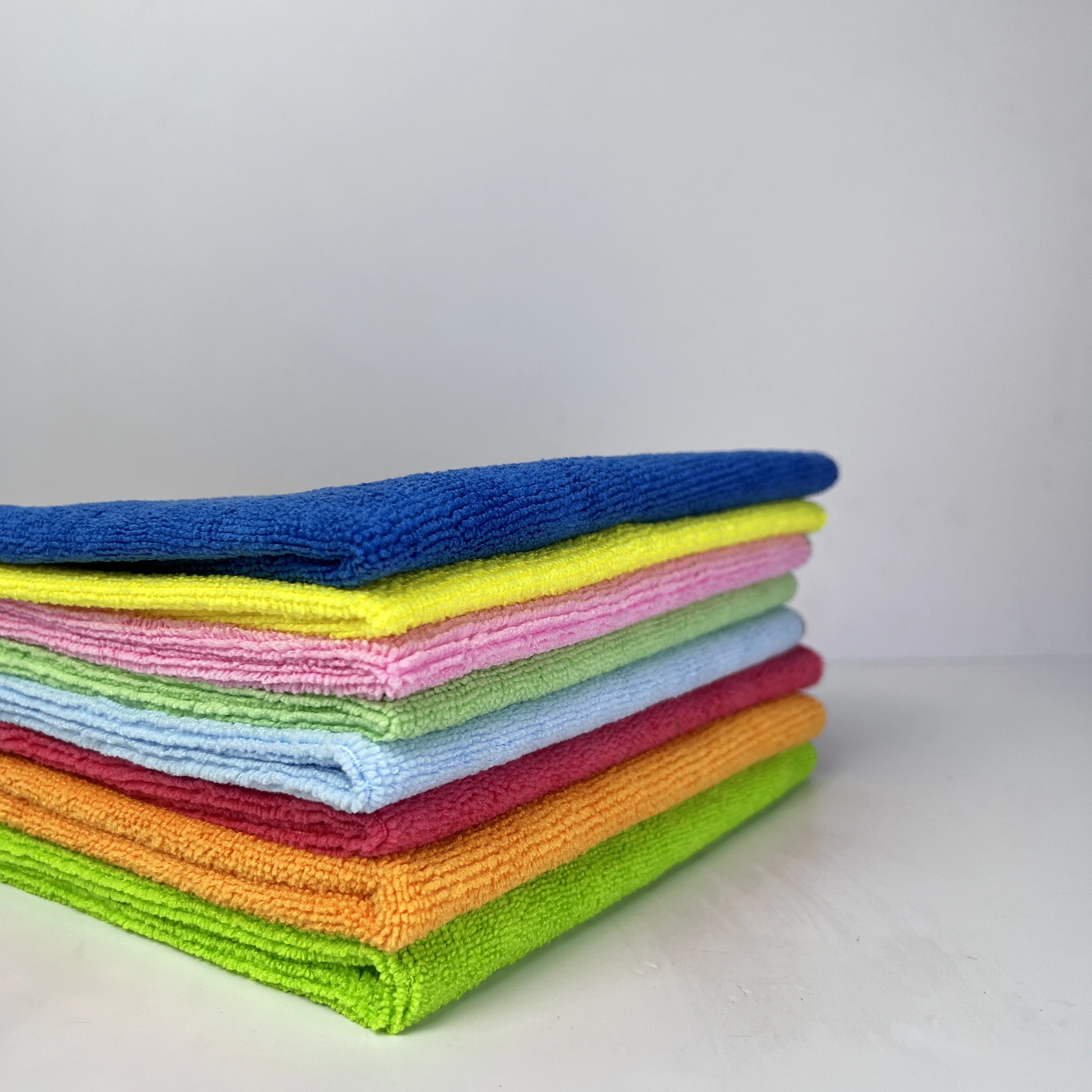 Microfiber Cleaning Cloths for Cars & Kitchen - Durable & Efficient