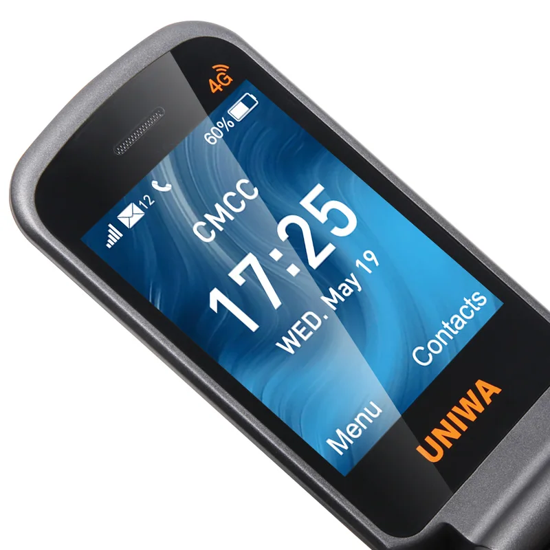 Uniwa V909t 2021 Upcoming 4g Volte Keypad Mobile 2250 Mah Battery Flip ...