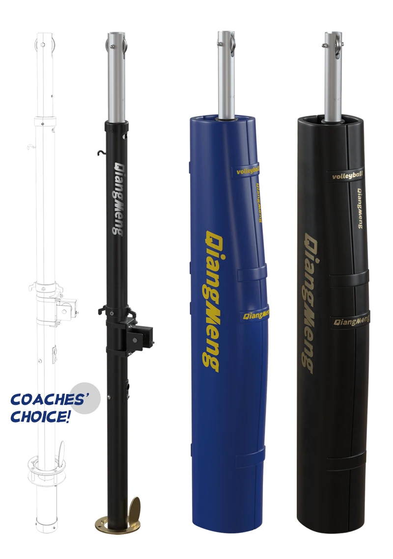 Inground Steel Volleyball Posts With Net Portable Volleyball Post And ...