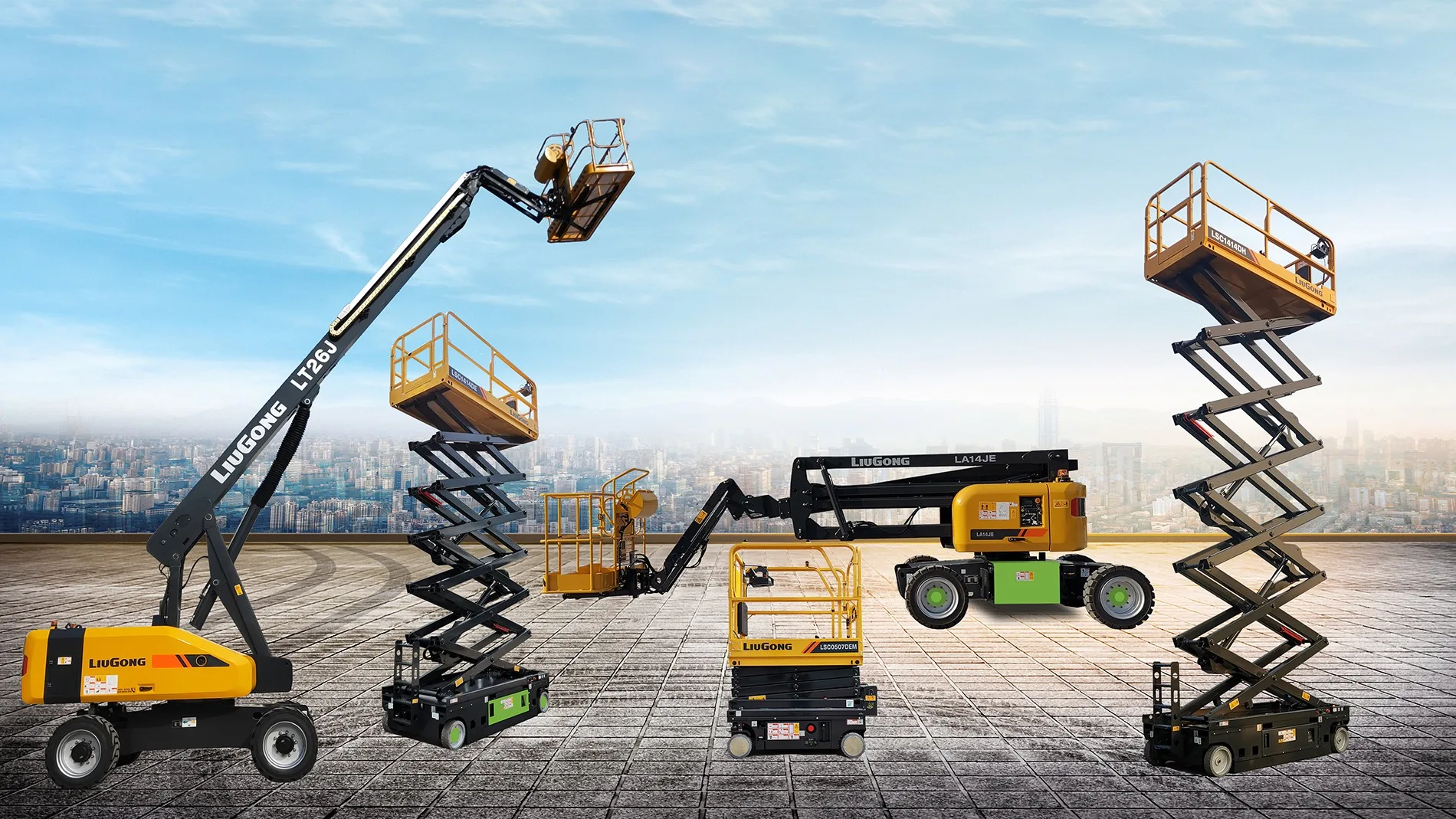 Liugong Mewp La14je Awp Articulating Boom Lifts-electric Aerial Work ...