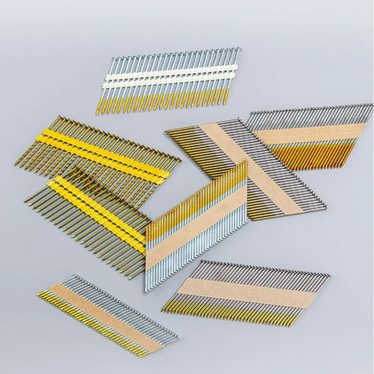 90mm Paper Collated Nails 34 Degree Paper Strip Nails 75 Mm Galvanized ...