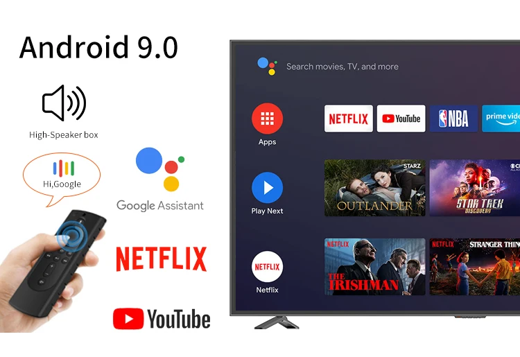 100 Inch LED TV - 4K UHD Smart Television with Tempered Glass