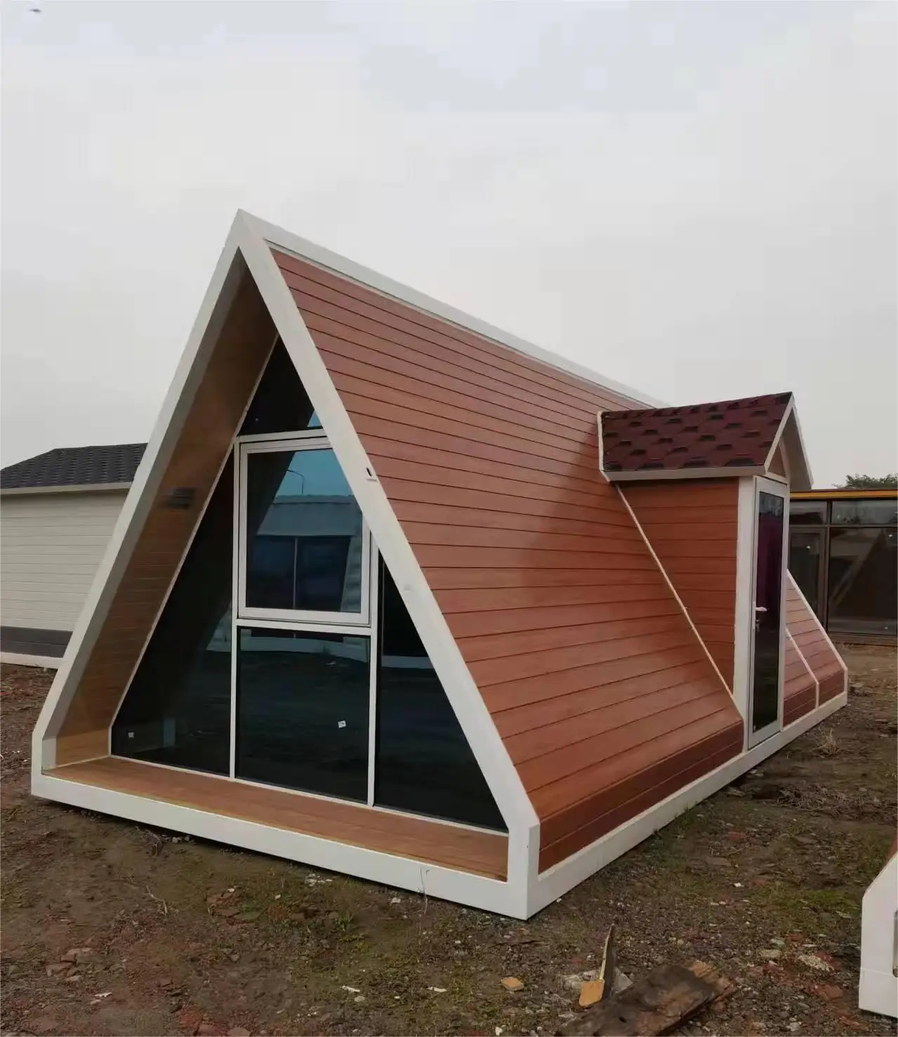 Steel Structure Integrated Room Guest House Container View Room Wooden ...