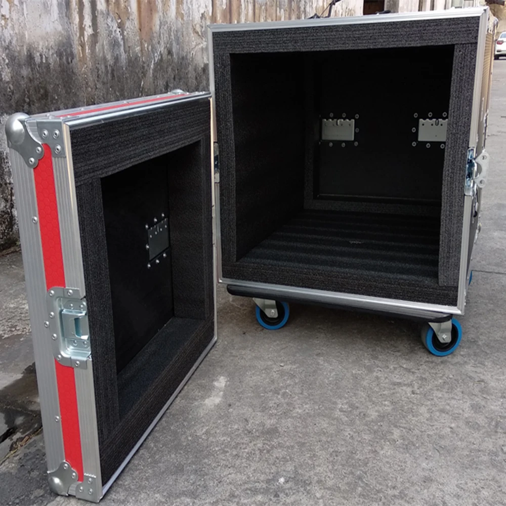 Hot Sale 3u Microphone Amplifier Rack Flight Case Front And Back Rails ...