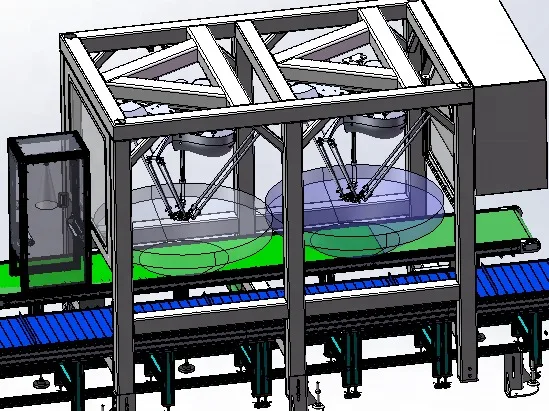Pick And Place Machine Spider Packer,Delta Arm Bags Carton Packing ...