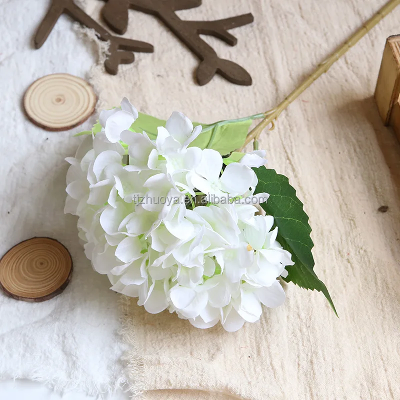 Ivory Hydrangeas Silk Flowers - Perfect for Wedding Decor