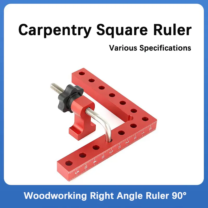 90 Degree Woodworking Corner Clamps Right Angle Ruler Measuring Gauges ...