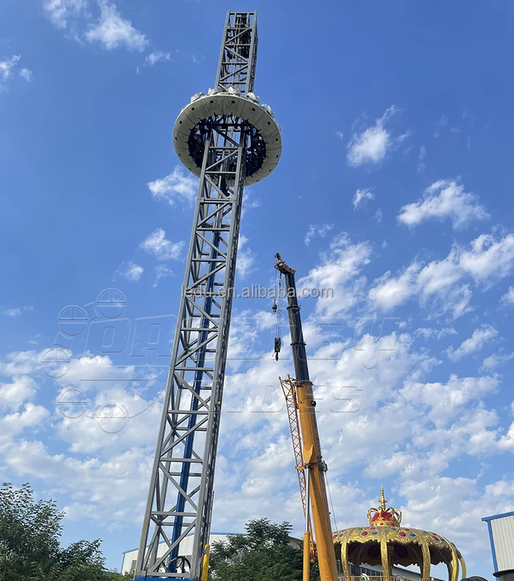 Free Fall Sky Drop Tower - Thrill Ride for Amusement Parks