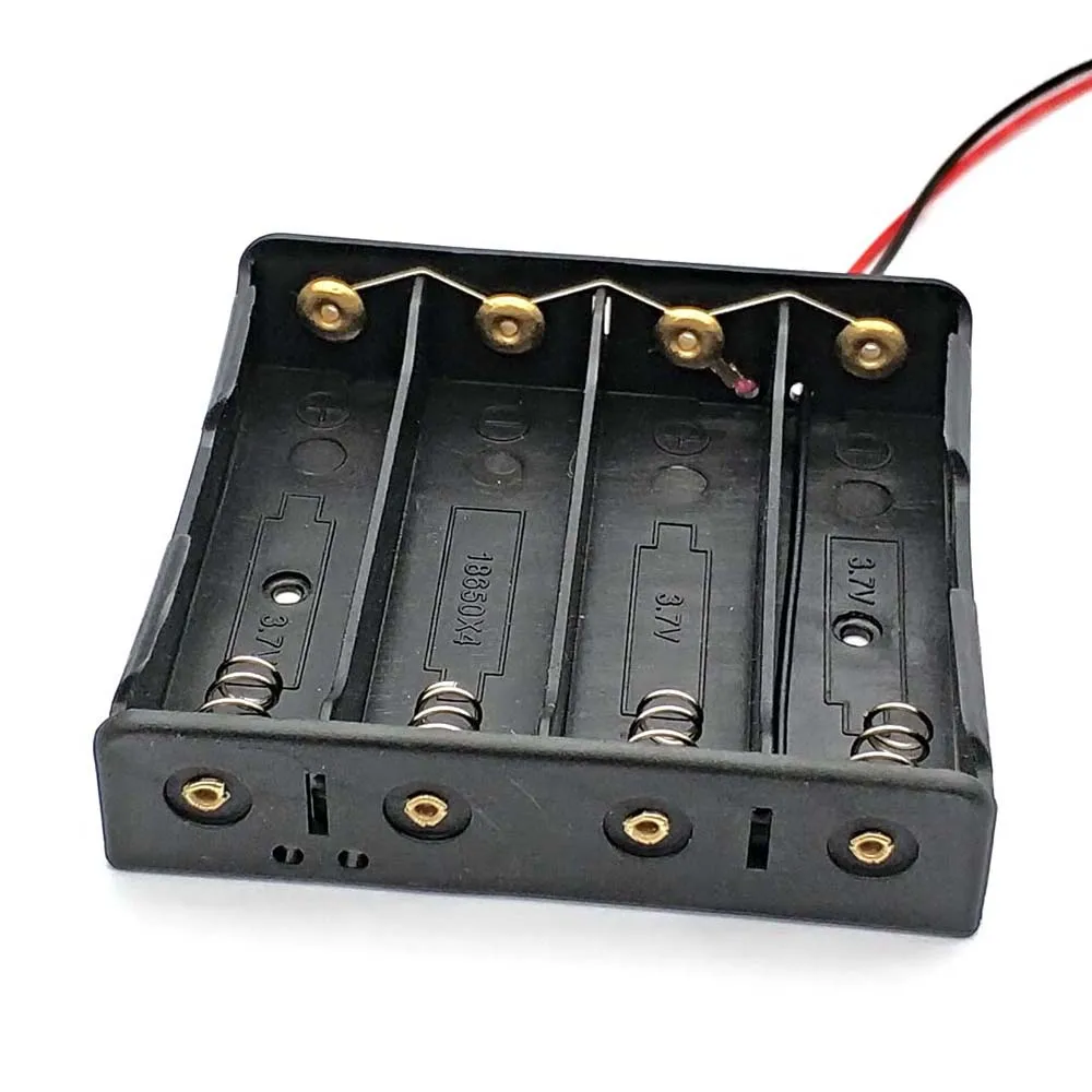 4*18650 Parallel Battery Holder - Secure Storage Solution