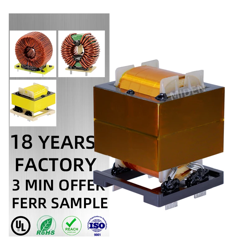 8000 Watt 8kw 1000w High Frequency Transformer Ferrite Step Up 8000va 8kva Dc 12v To 220v Ac ...