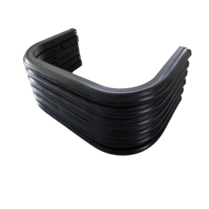 AGV trolley edge switch rubber bumper safety touch edge switch bendable ...