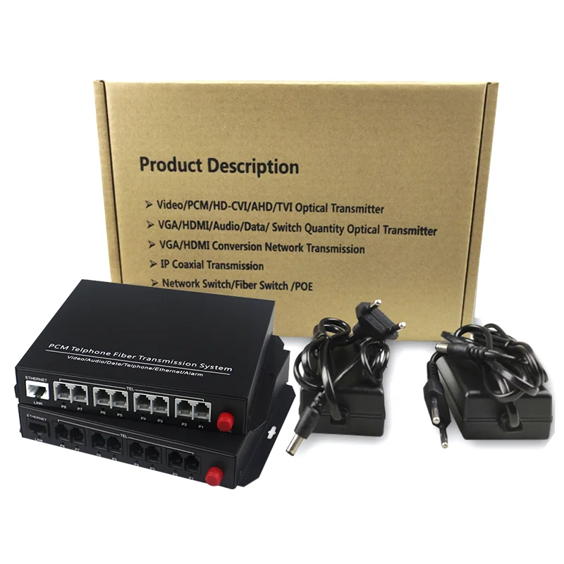 Pots (plain Old Telephone Service) Fiber Converter Pots (rj11) Over ...