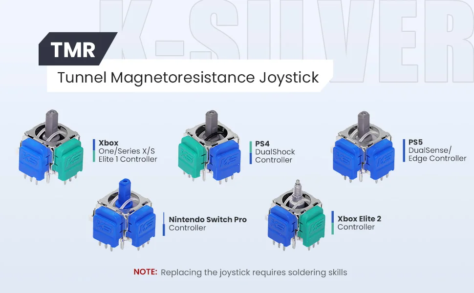 K-Silver TMR Tech Precision No-Drift Thumbstick Joystick Module ...