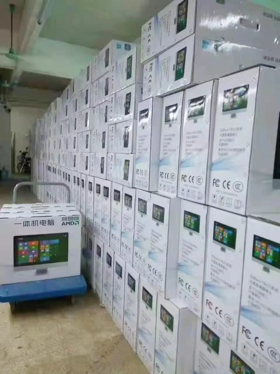 All-in-one Pc 19/22/24" Cheap Complete Set 1080 Hd 128g Ssd Desktop ...