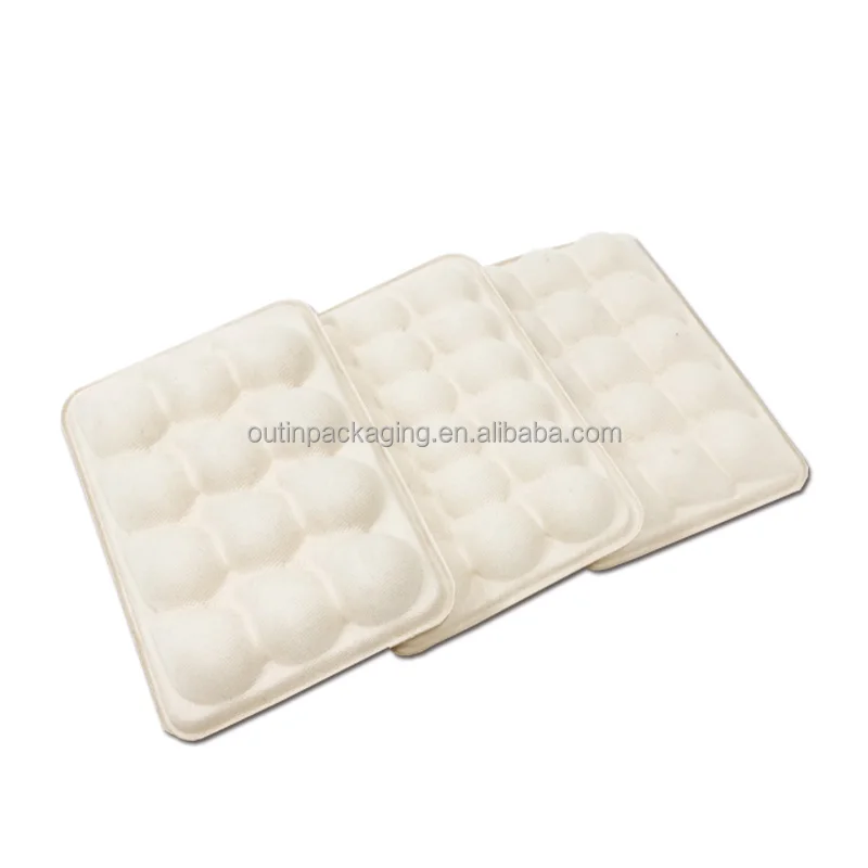 Customize Color Sleeve Pulp Molded Fiber Biodegradable Fruit Vegetables ...