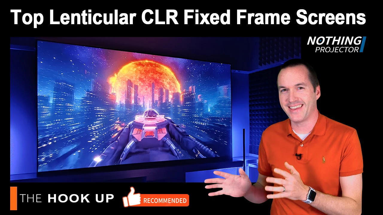 Nothing Projector Black Series 120 Inch Ust Projection Screen Frame 4k ...