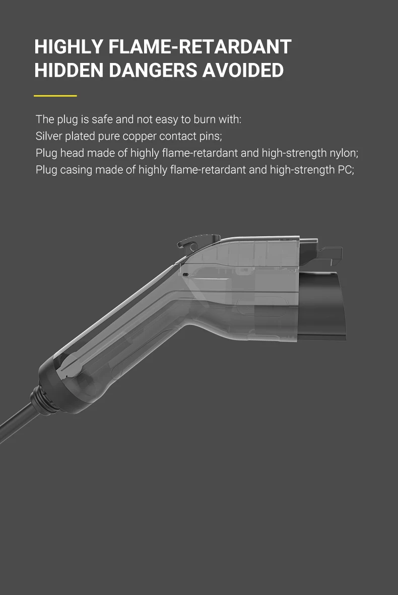 Workersbee EV Charging Cable Type 1 Untethered Cable SAE J1772 Type1 EV ...