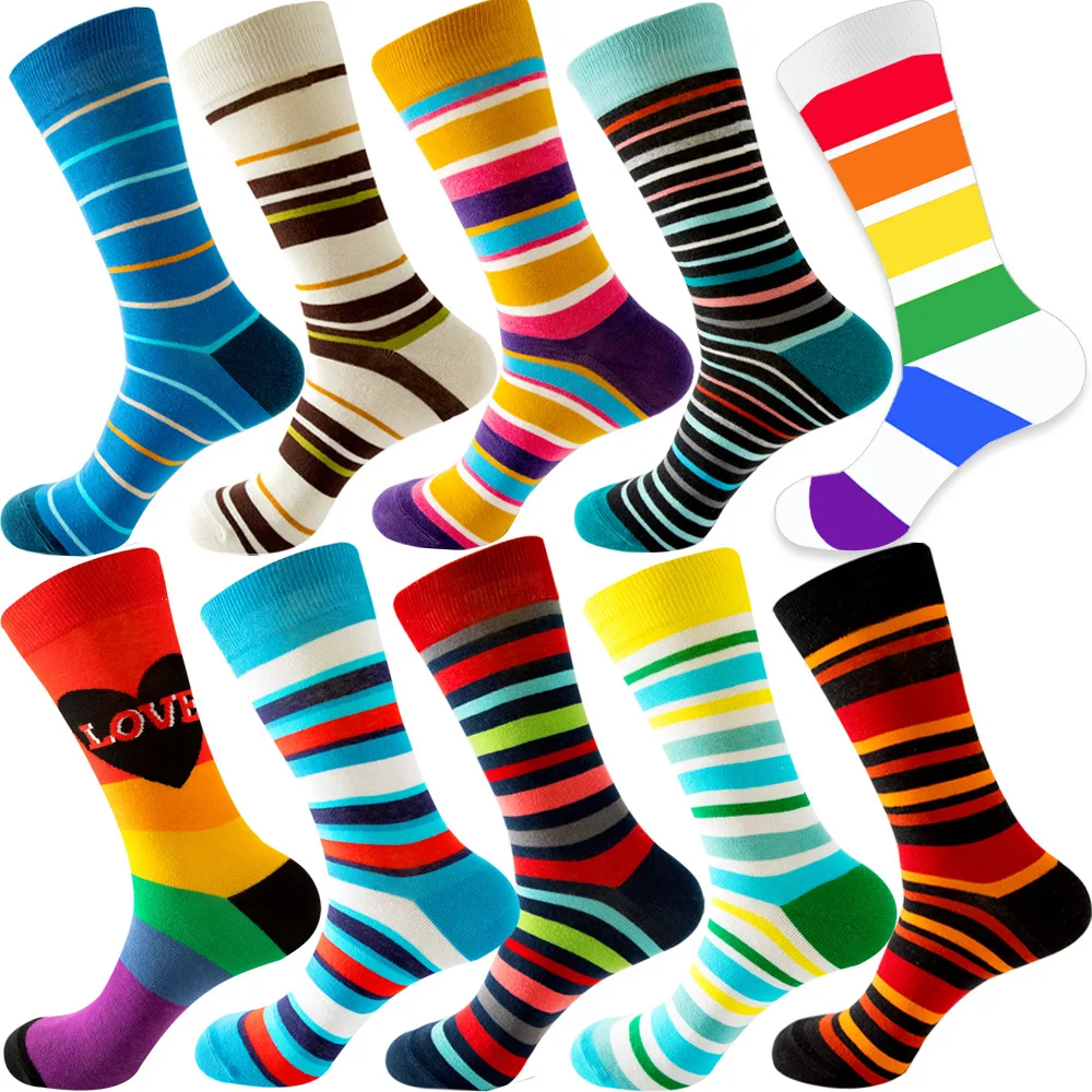 High Quality Colorful Sock Cotton Fashion Patterned Fun Sock Unisex ...