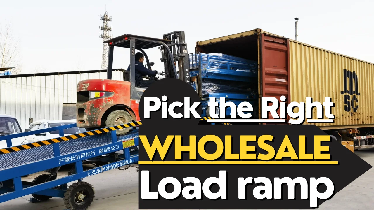 Factory Industrial 15tons Mobile Loading Ramps Good Performance ...