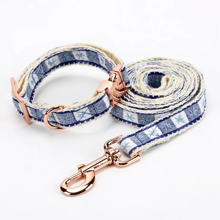 Pet Master Hot Selling Pet Dog Leash Personalized Flower Embroidery ...