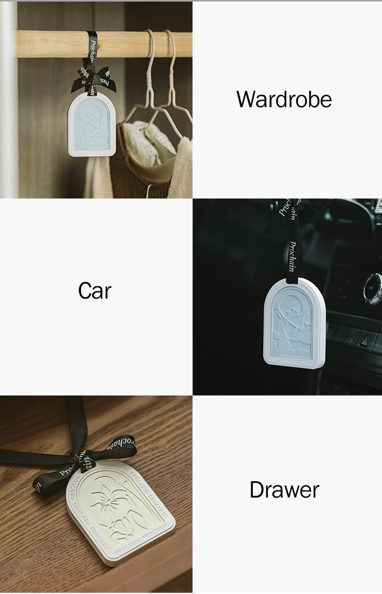 Gypsum Hanging Scented Stone Fragrance Diffuser Used For Home Car And ...