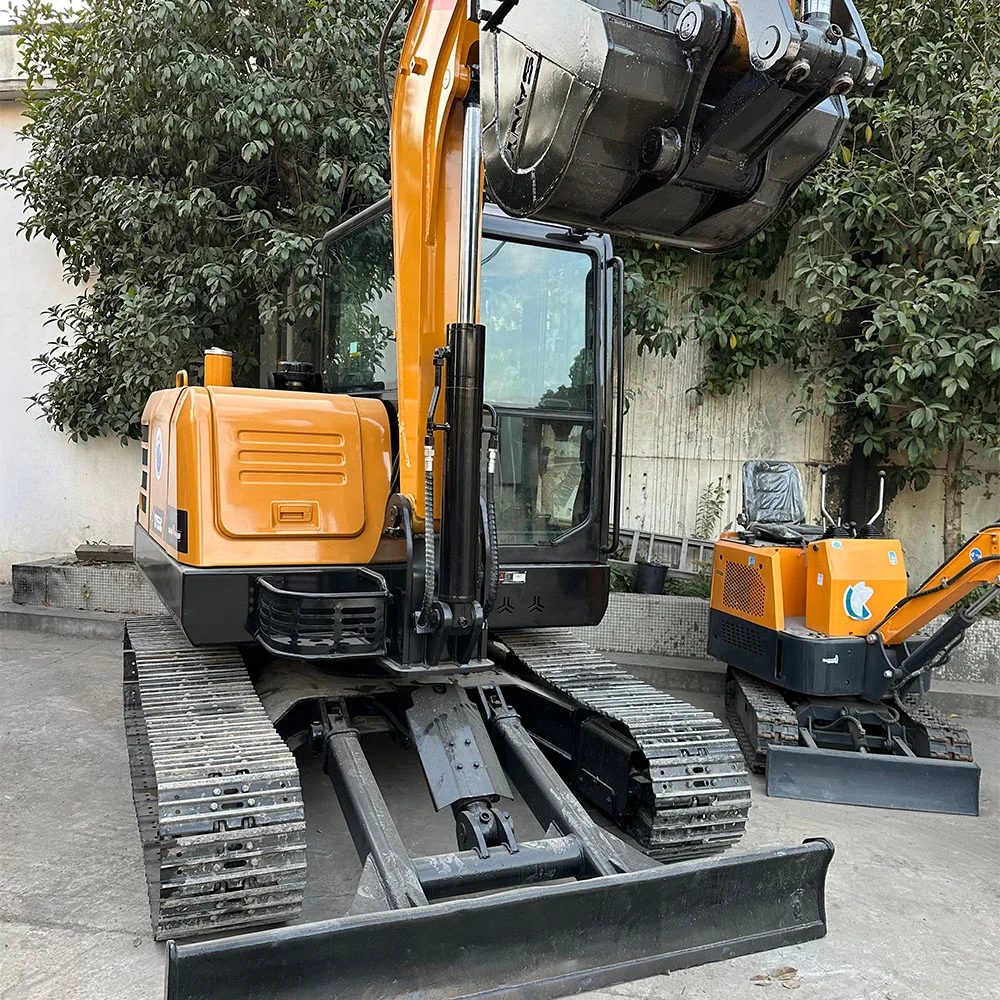 High Quality Sany SY55C Mini Digger 6TON Used Crawler Excavator Good ...