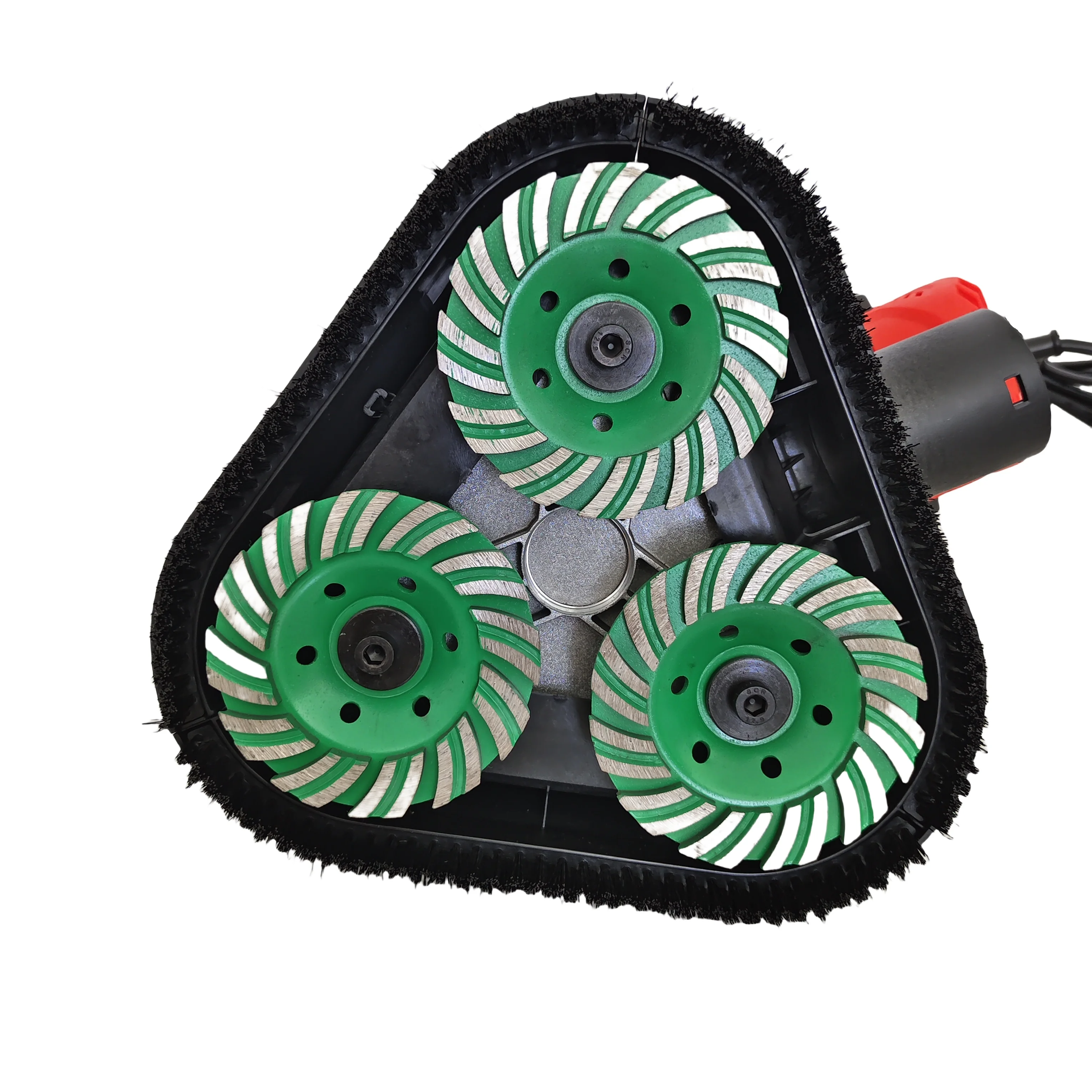 Cheaper Concrete Diamond Grinding Machine Standing Triangle Grinder ...