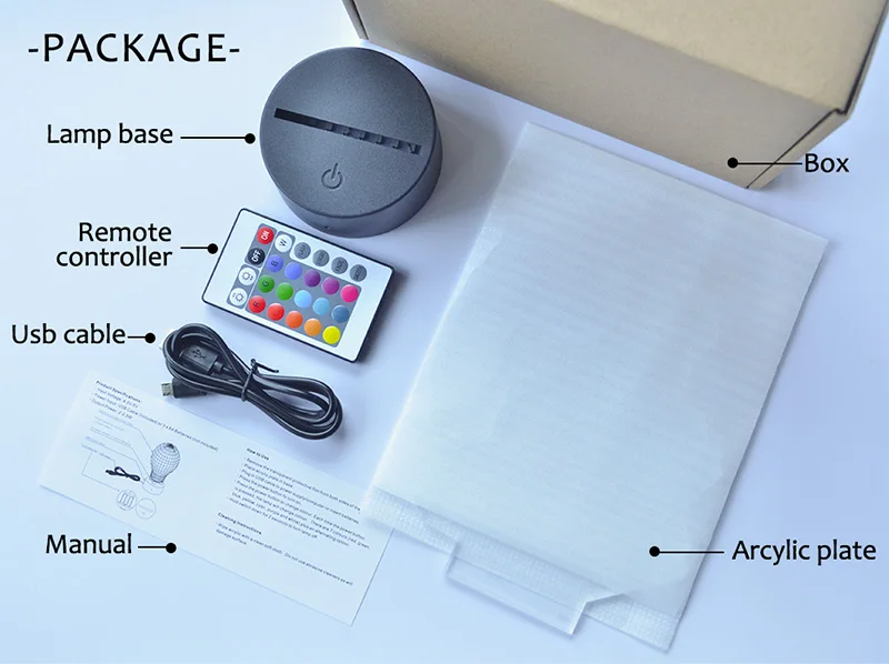 3D Night Light - Customized LED Game Room Desktop Lamp