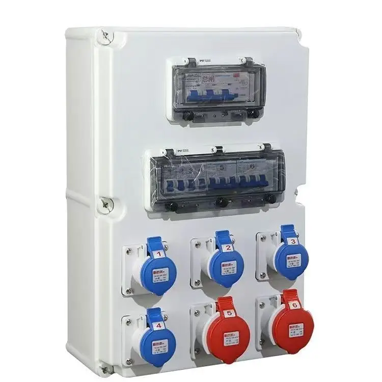 Portable mobile power maintenance box plastic outdoor industrial socket ...