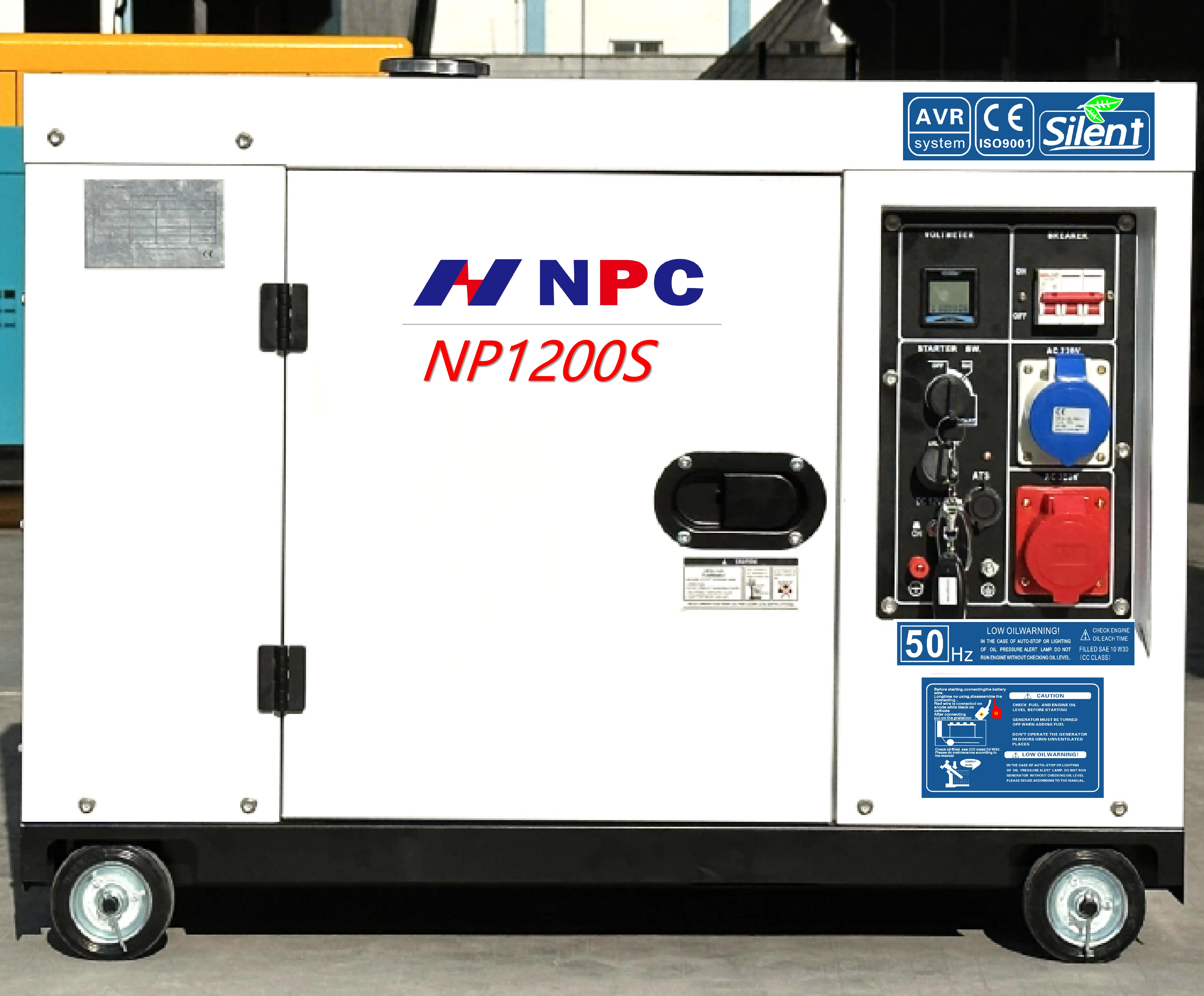 Npc Super Silent Easy Move 3 Phase Generator Diesel 10kw Silent 12kva Generator Diesel For Home ...