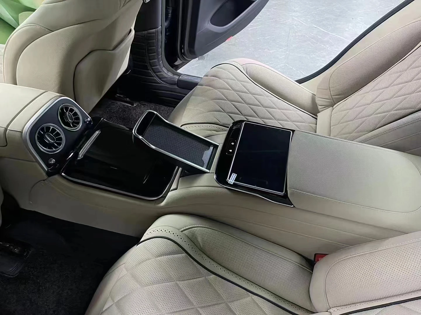Luxury Design S-class Interior Upgraded Kit W222 Rear Seat For S-class ...