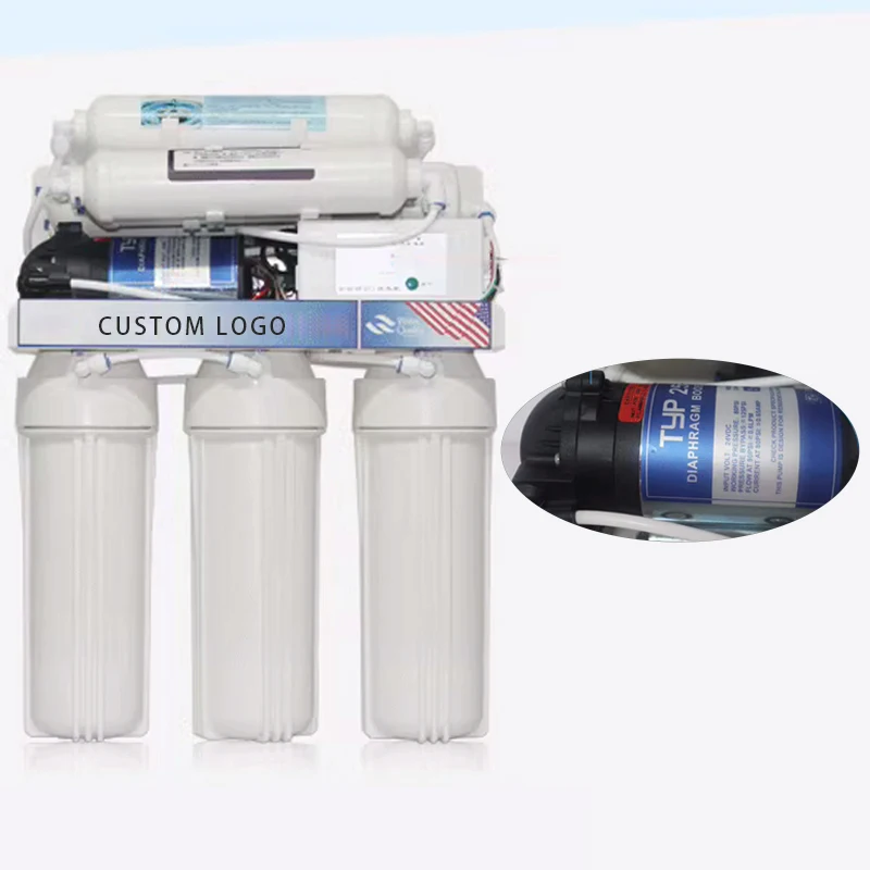 Water Filter Stainless Steel 7 Stage Purifier RO for Household Water ...