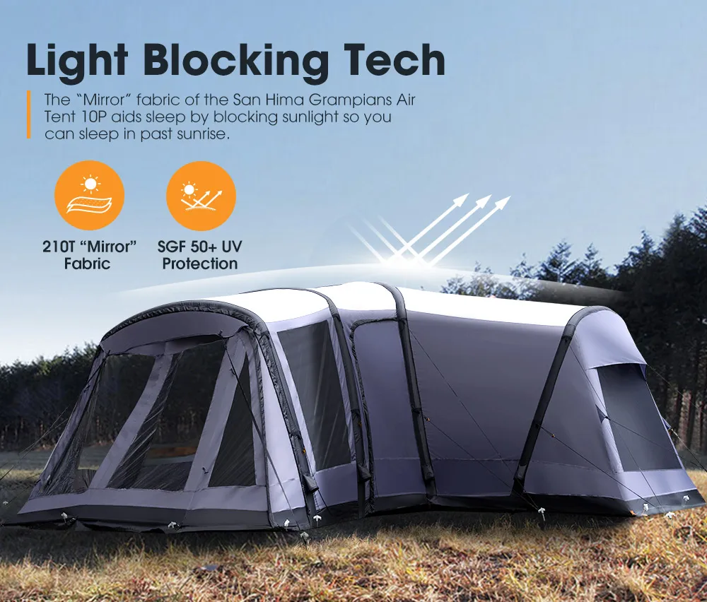 San Hima Professional Waterproof Inflatable Bivvy Tents Outdoor Camping ...