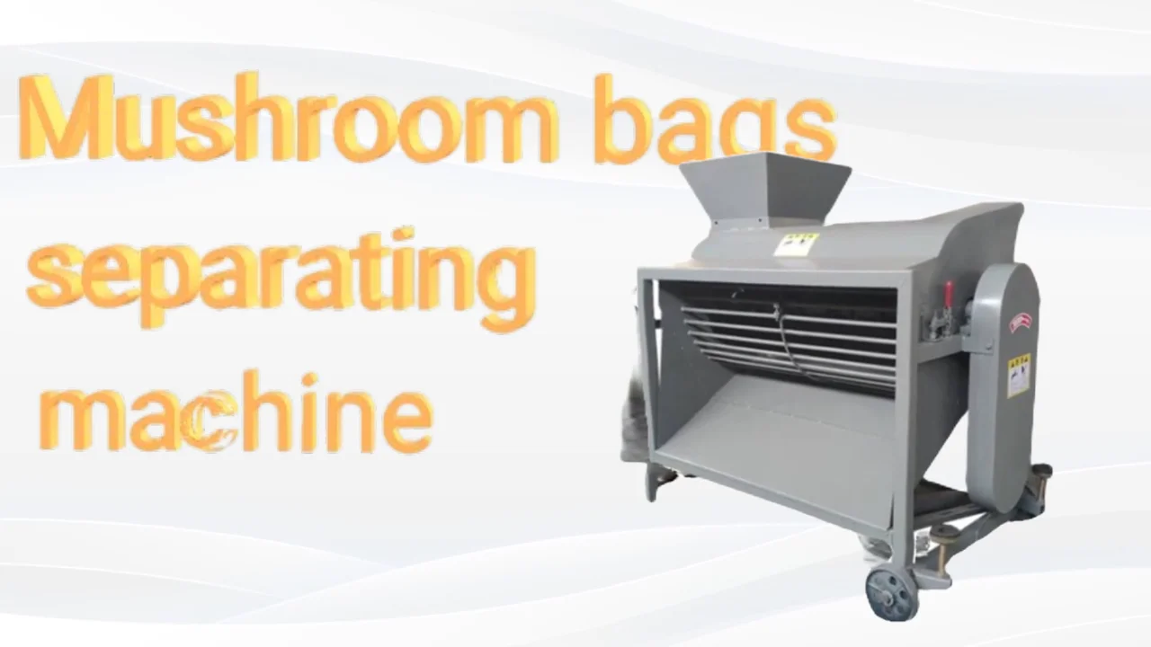 Commercial Mushroom Growing Equipment Mushroom Waste Bags Stripping ...