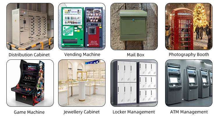 Industrial Vending Machine Tubular Cam Lock Waterproof Triangle Locker ...