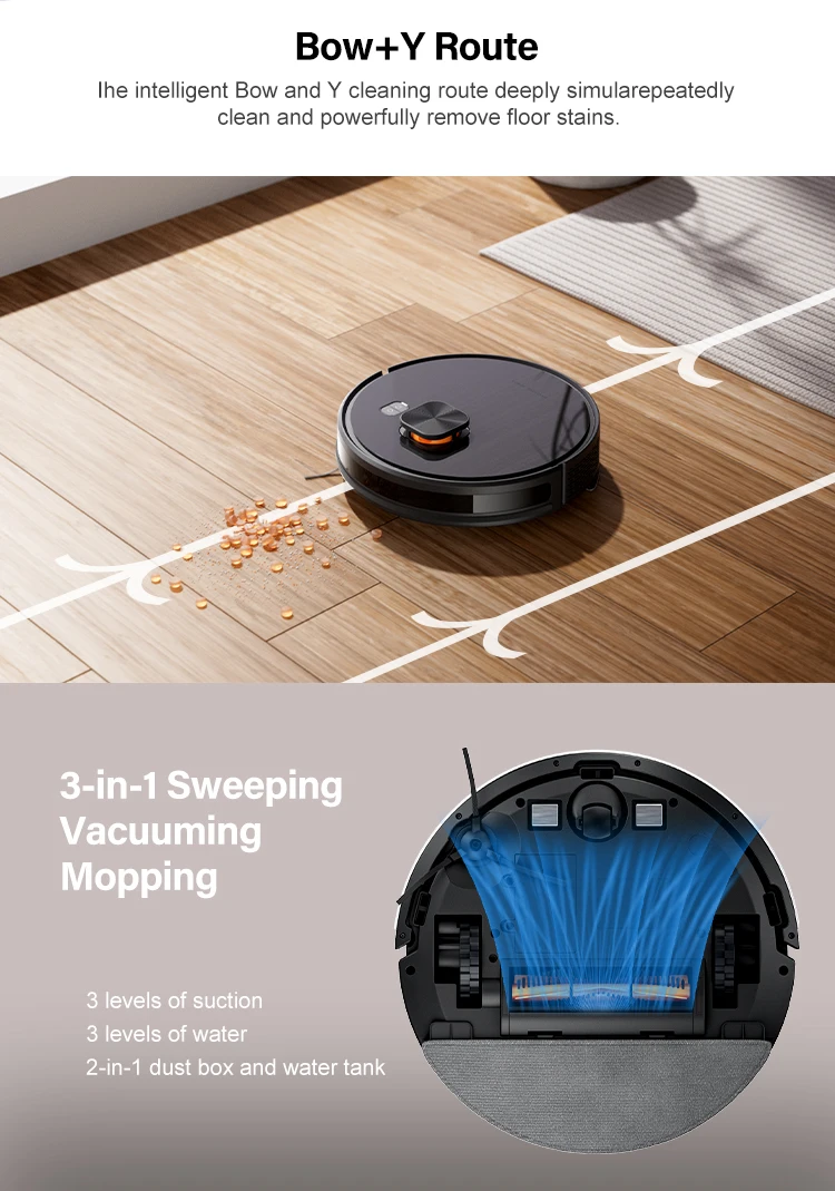 X7 New Arrives Home Cleaning Robot Dust Collector Automatic Washing Mop ...