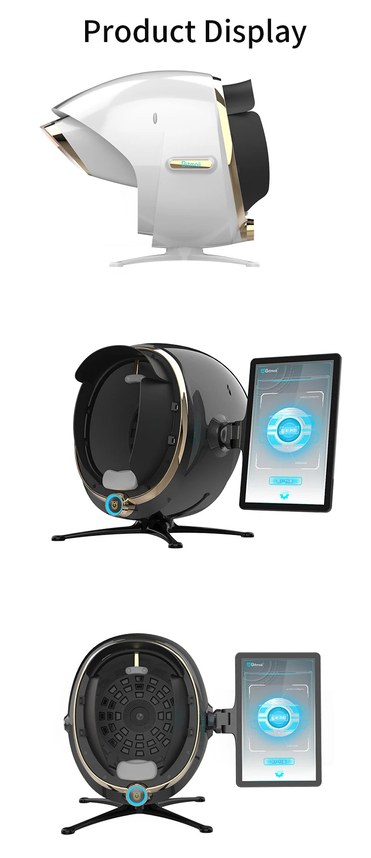 3d Digital Skin Analyzation Smart Mirror Skin Scanner Analysis Machine ...