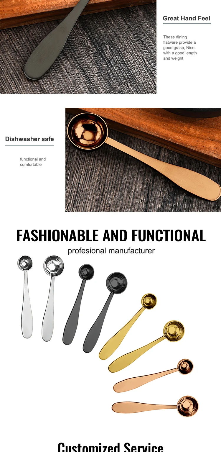 Wholesale Custom High Quality Stainless Steel Measuring Scoops