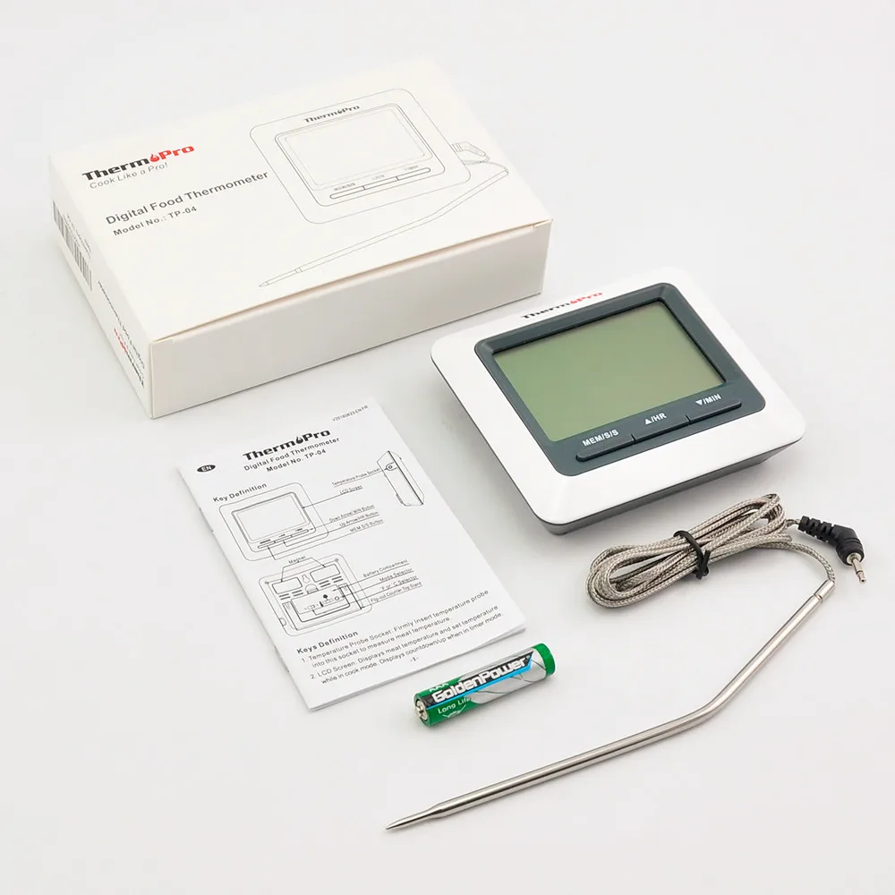 Thermopro Tp04 Digital Kitchen Thermometer For Boiler,Bread,Candy ...