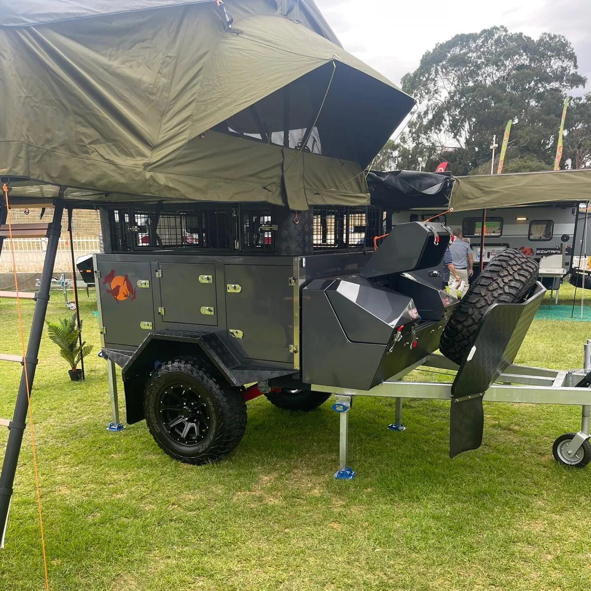 Ecocampor Small Adventure Camper Trailer RV Caravan for Sale